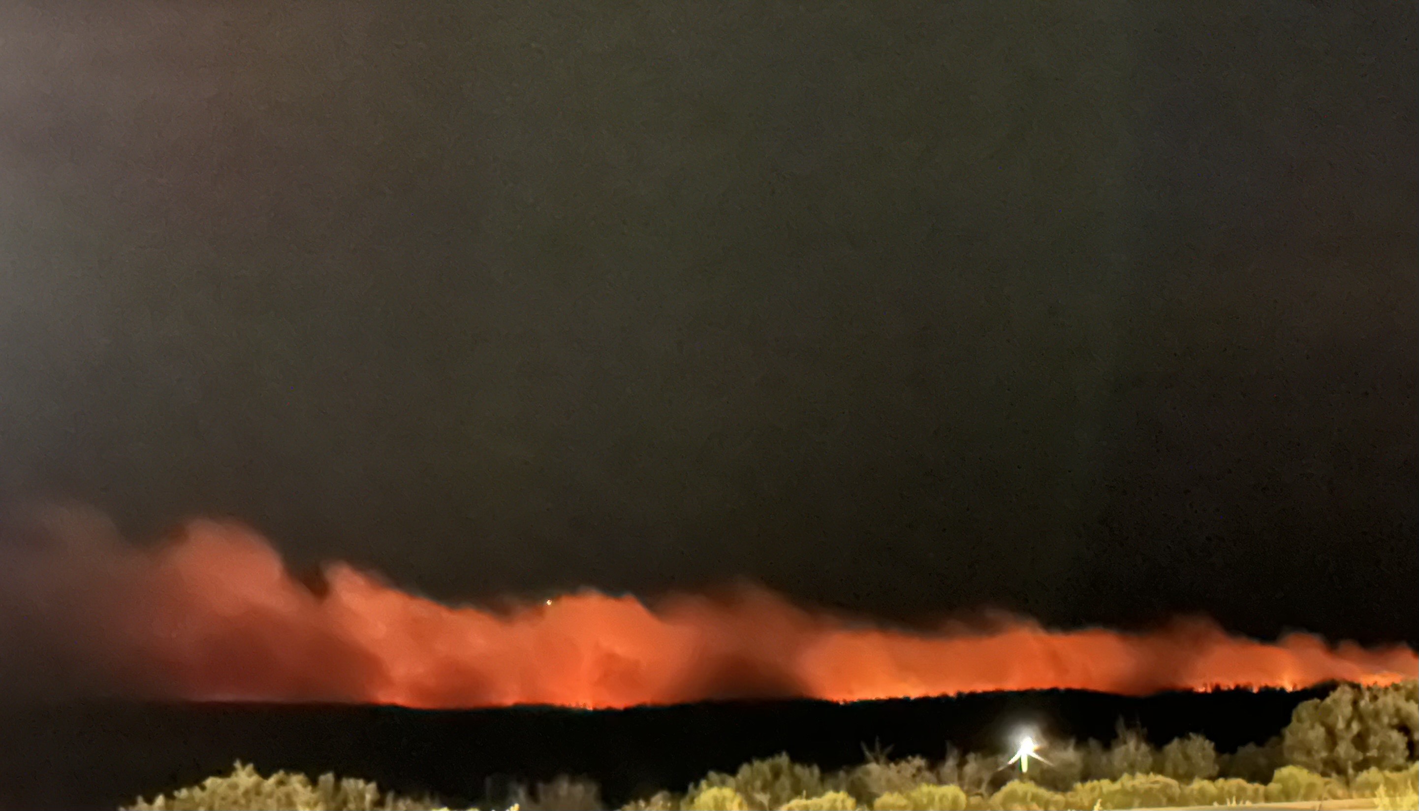 Navajo Nation Communities Briefed as Oak Ridge Fire Remains at Zero ...