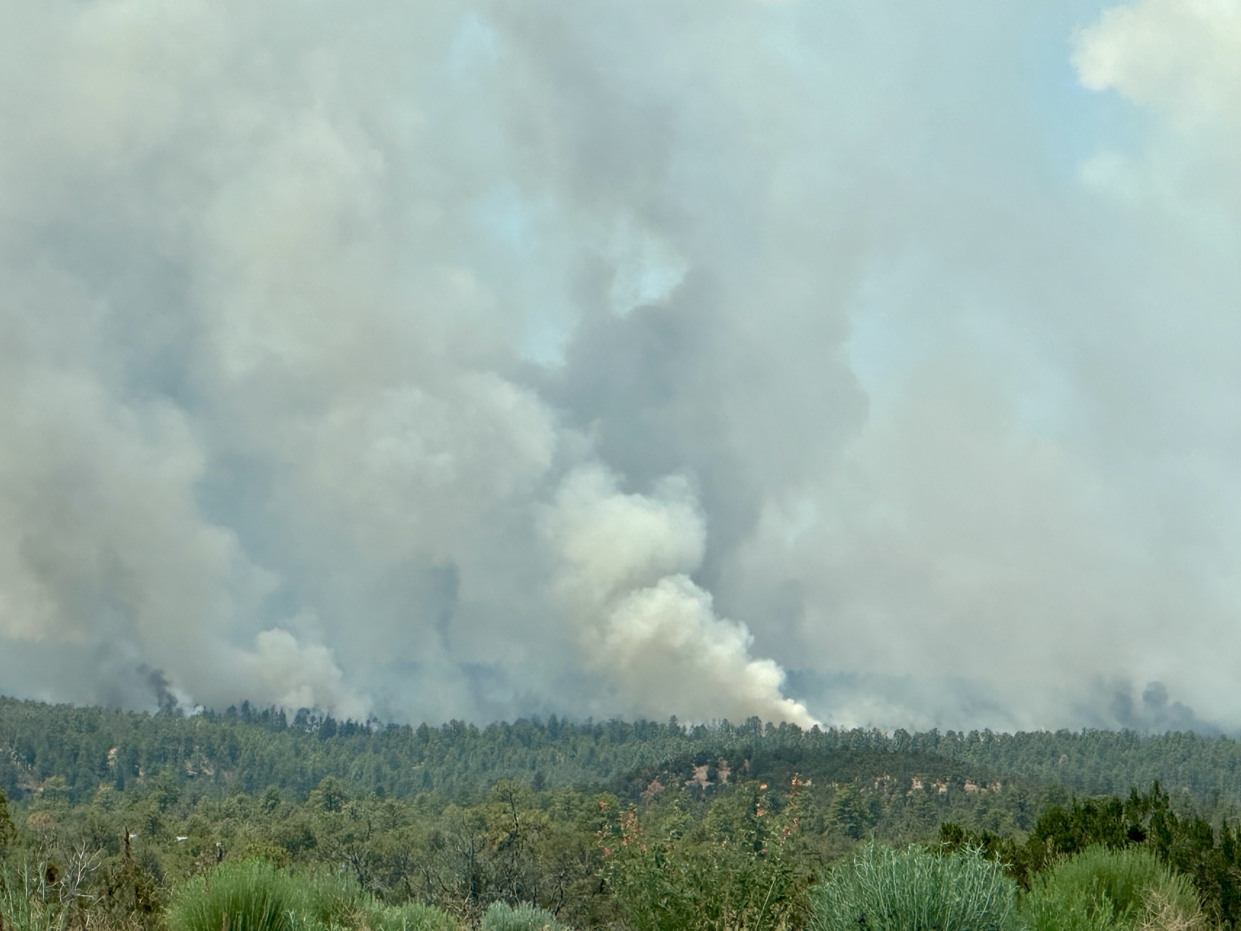 Navajo Nation Communities Briefed as Oak Ridge Fire Remains at Zero ...